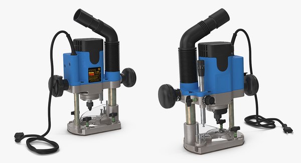 3D plunge router generic - TurboSquid 1281014