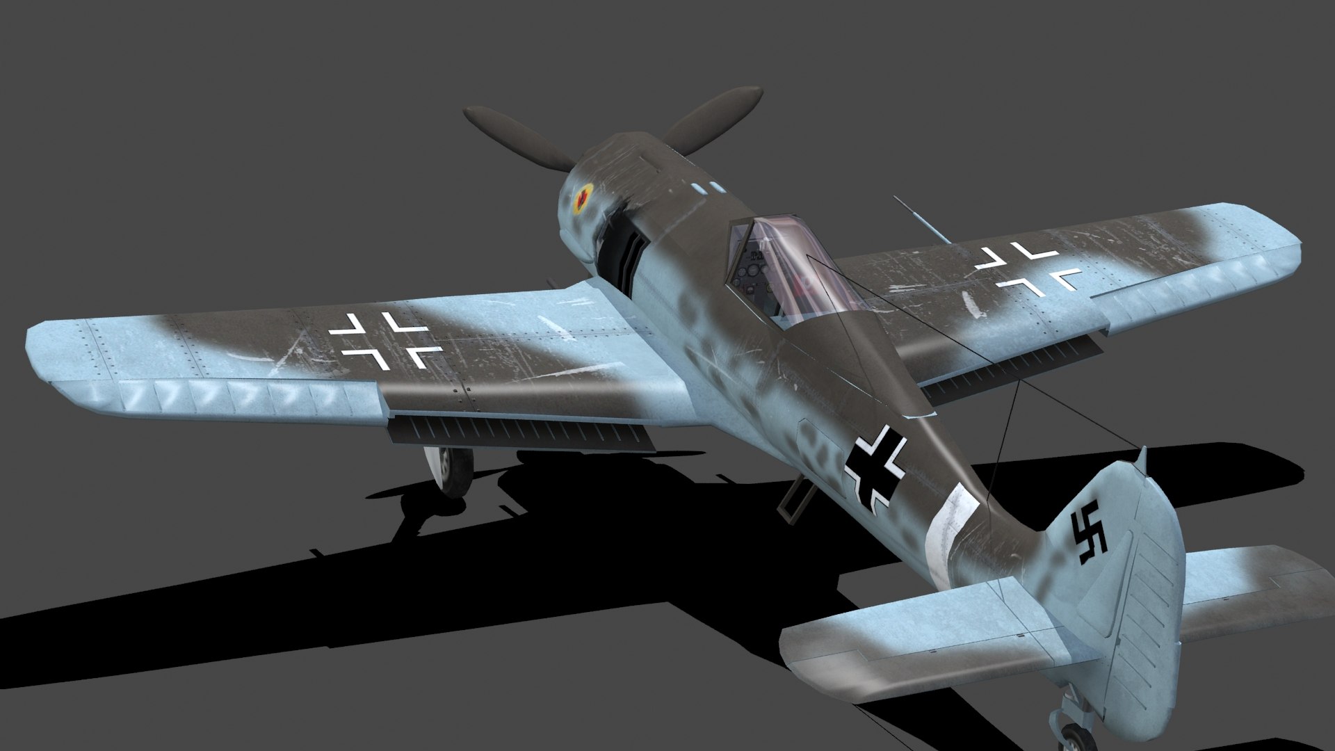 Focke Wulf FW190 A6 3D - TurboSquid 2387025