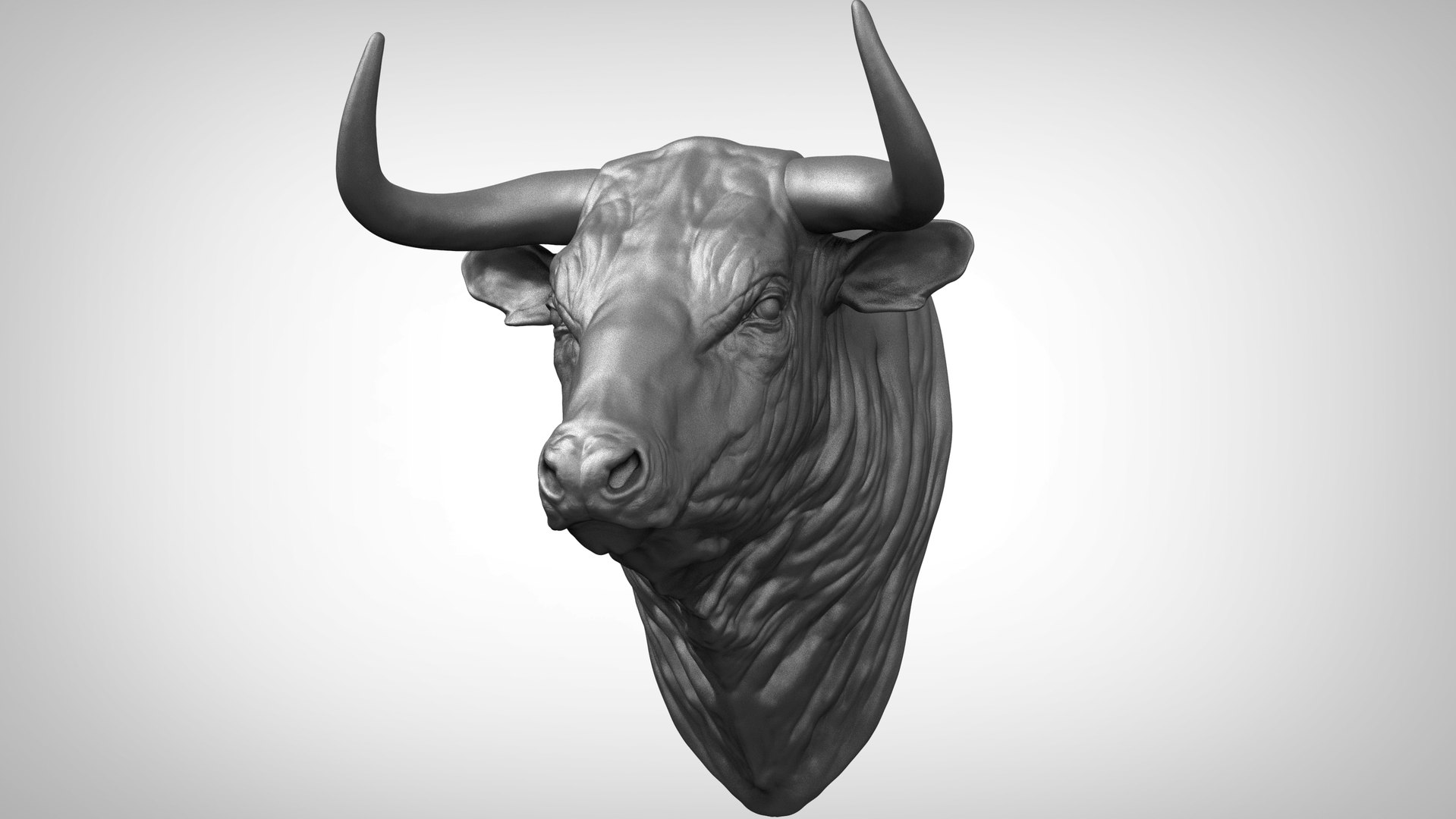 Bull Head 3D Model - TurboSquid 1764747