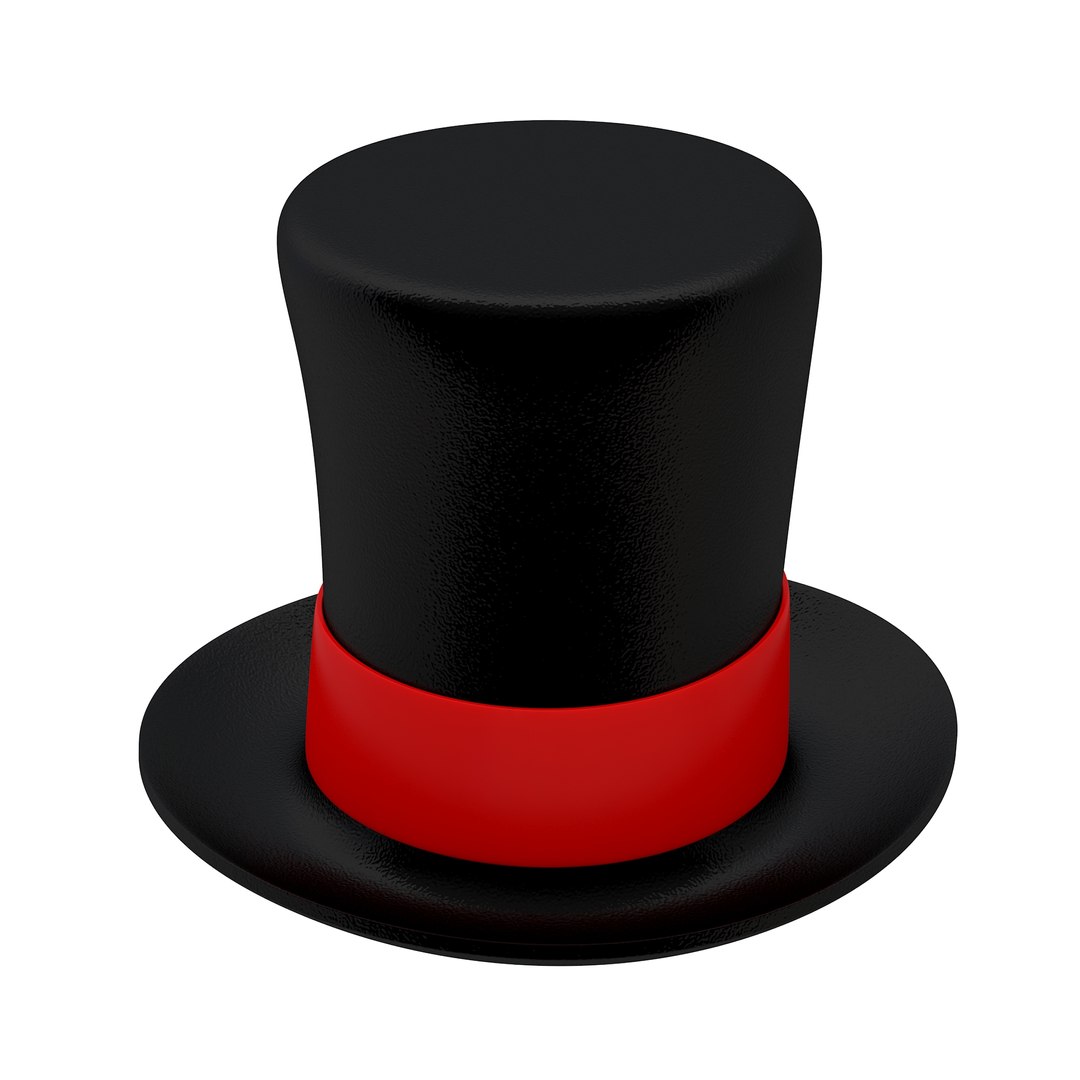 3D Magic Hat Red - TurboSquid 2375230