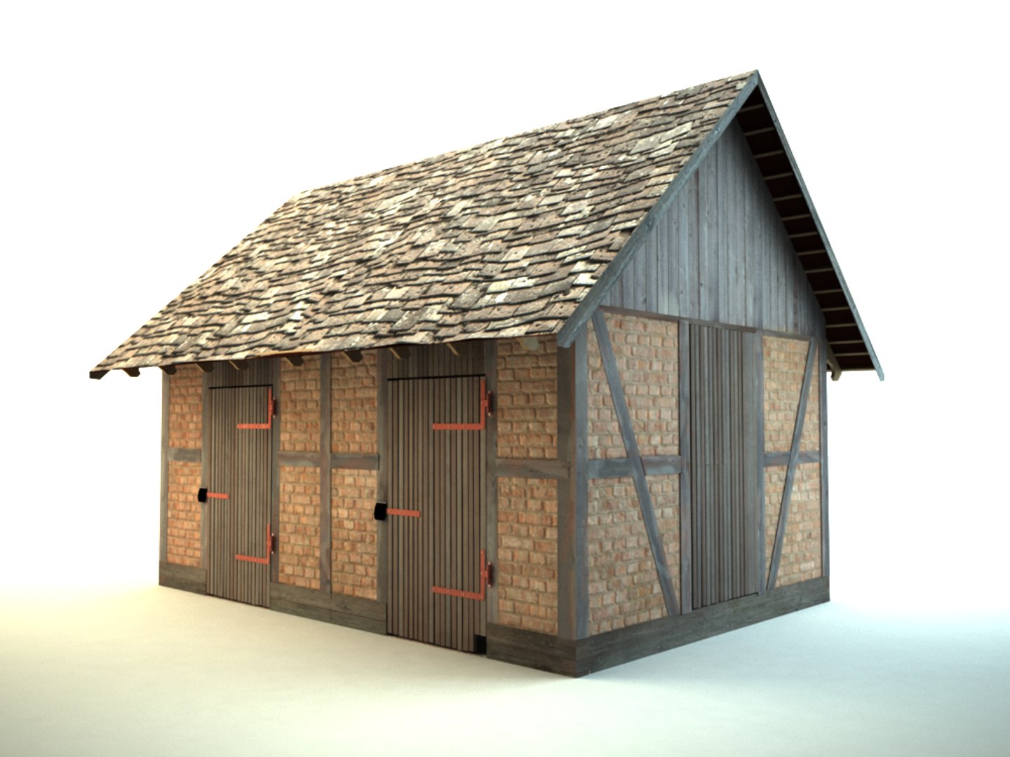 3d Barn Model