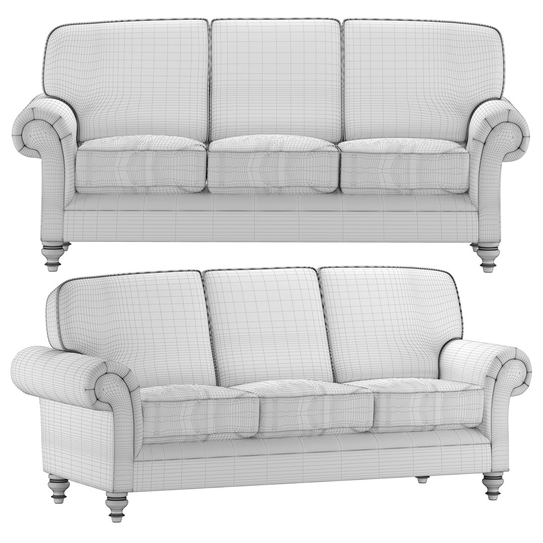 Larissa Sofa Model - TurboSquid 1959853