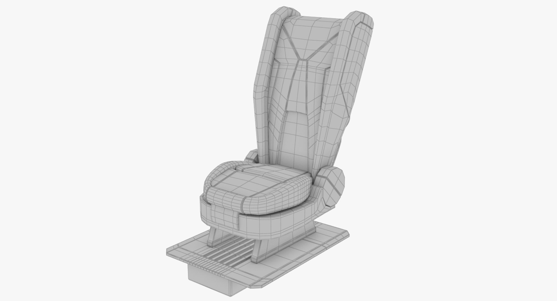 Space Ship Seat 3D - TurboSquid 1178545