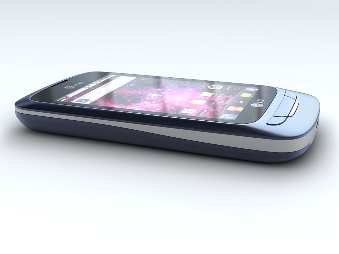 Lg Phoenix Mobile Phone 3d Obj
