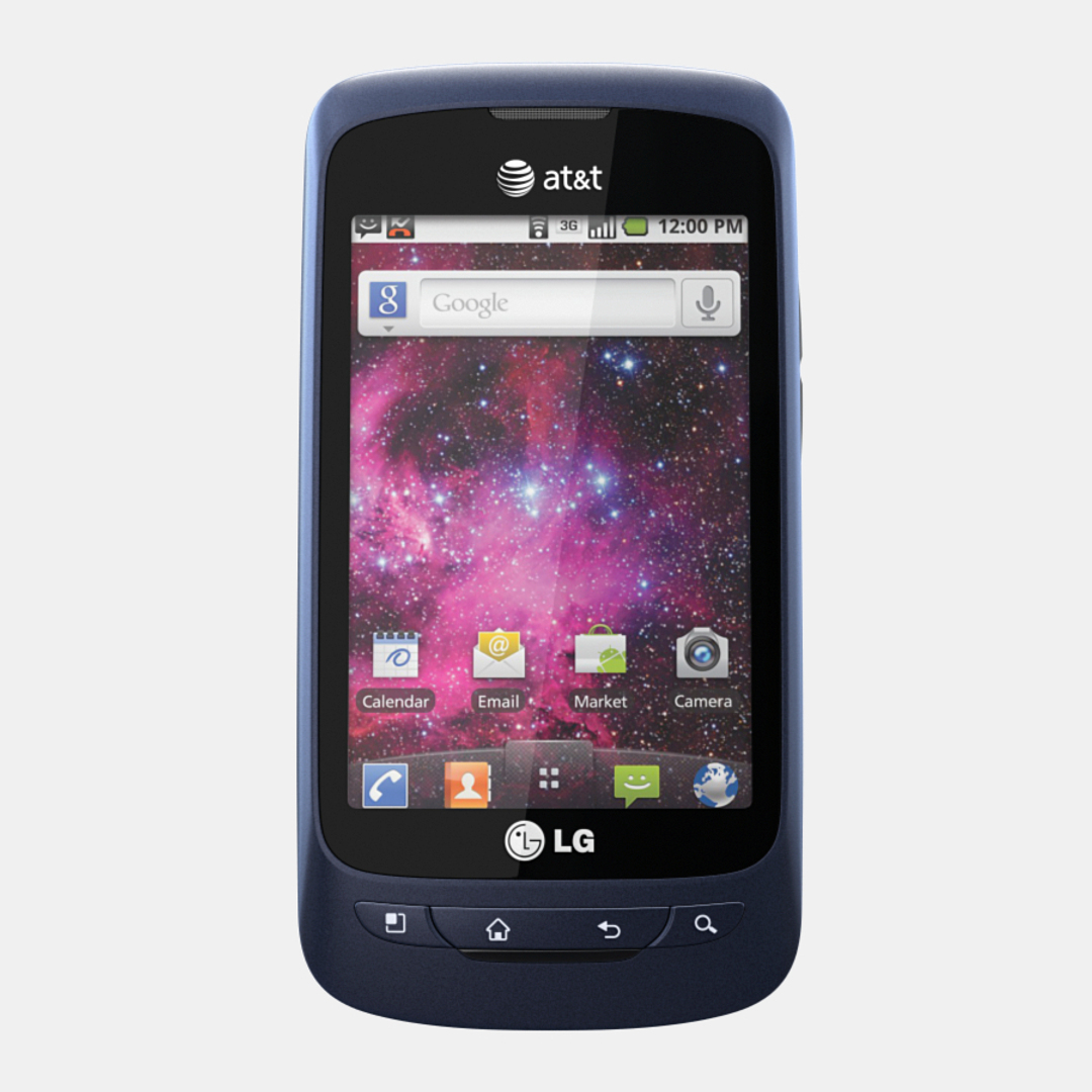 Lg Phoenix Mobile Phone 3d Obj