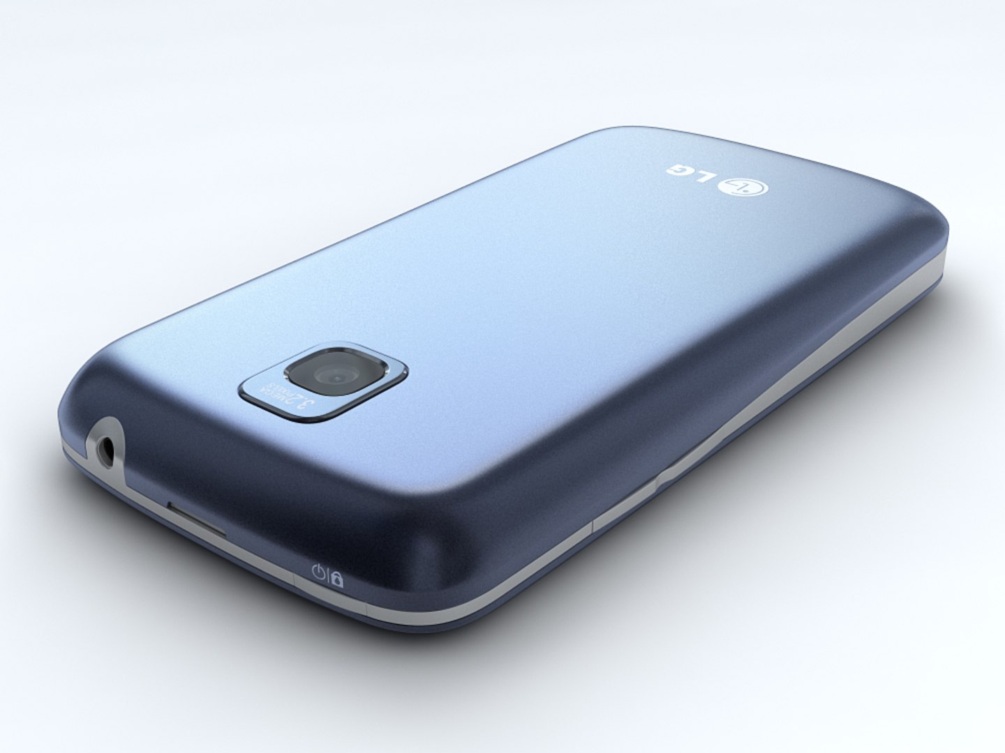 Lg Phoenix Mobile Phone 3d Obj