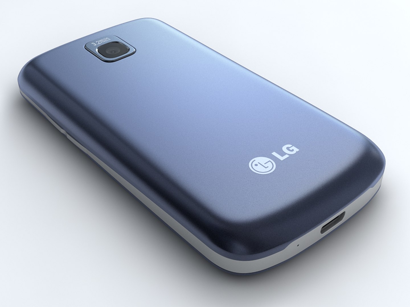 Lg Phoenix Mobile Phone 3d Obj