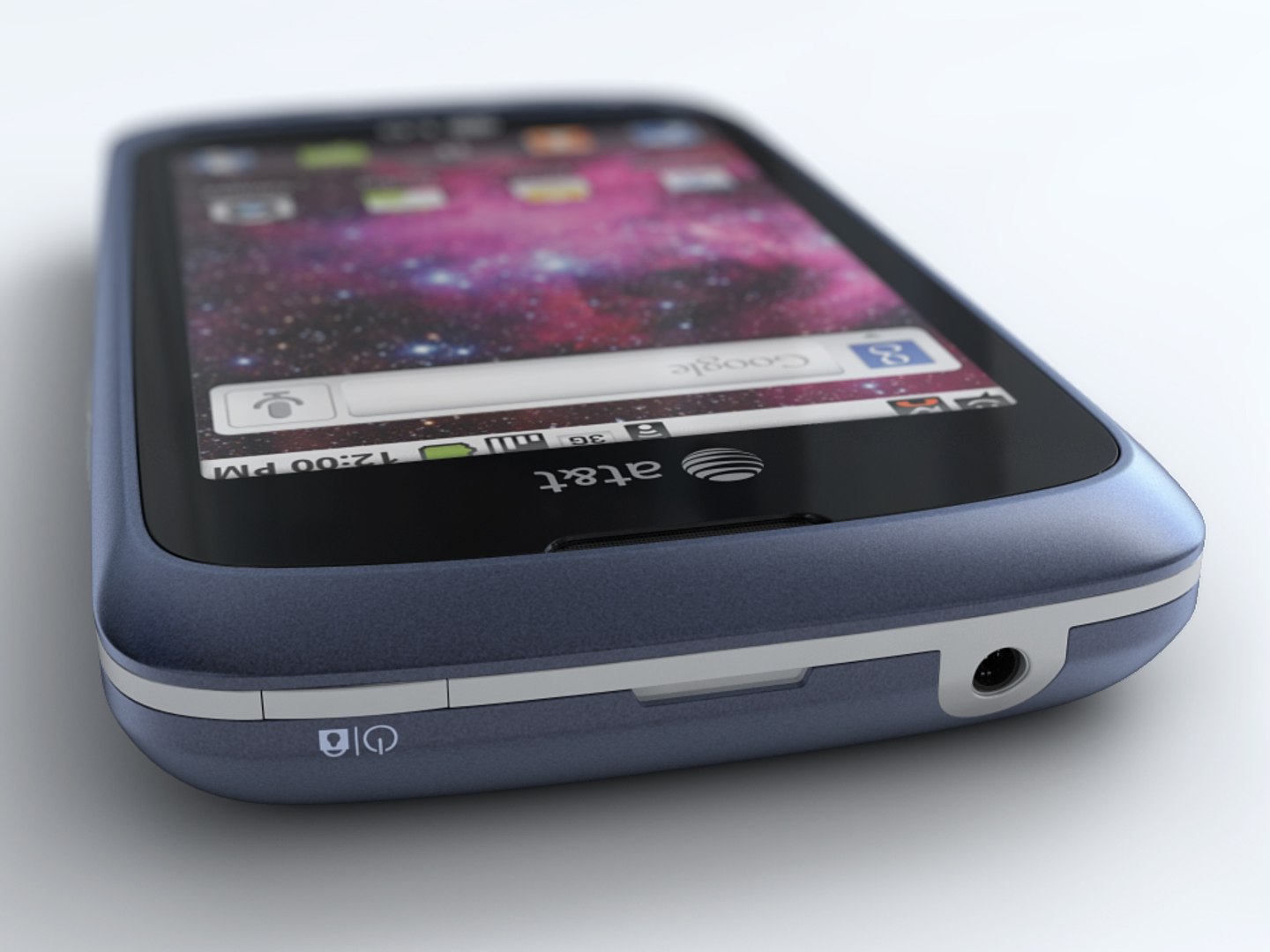 Lg Phoenix Mobile Phone 3d Obj