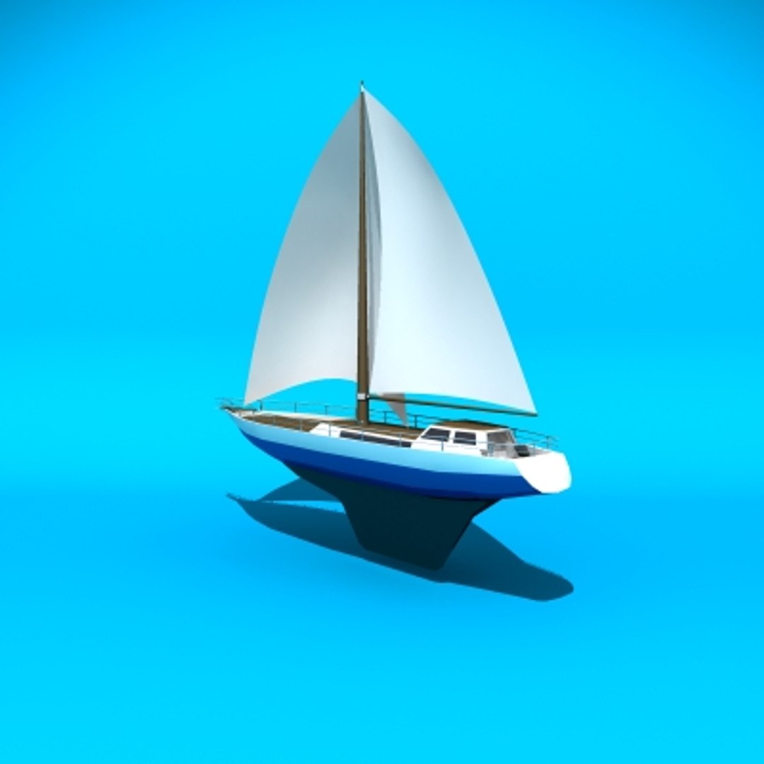 Sail Boat 3d Model