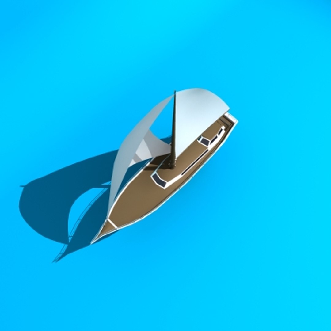 Sail Boat 3d Model