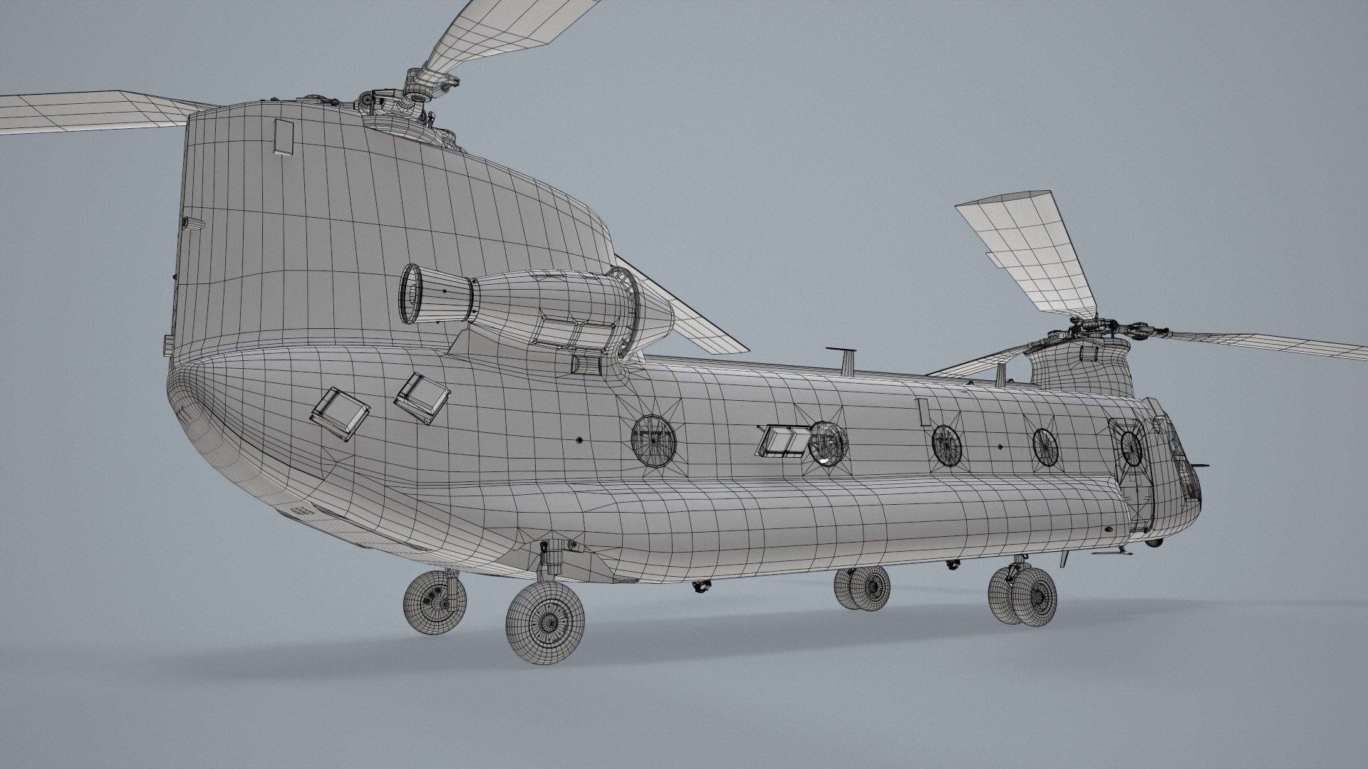 3D CH-47 Chinook RCAF Basic Animation - TurboSquid 2170251