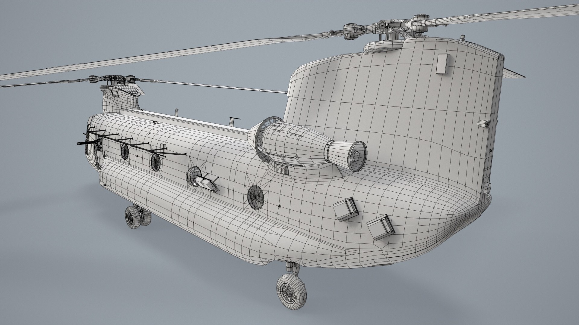 3D CH-47 Chinook RCAF Basic Animation - TurboSquid 2170251