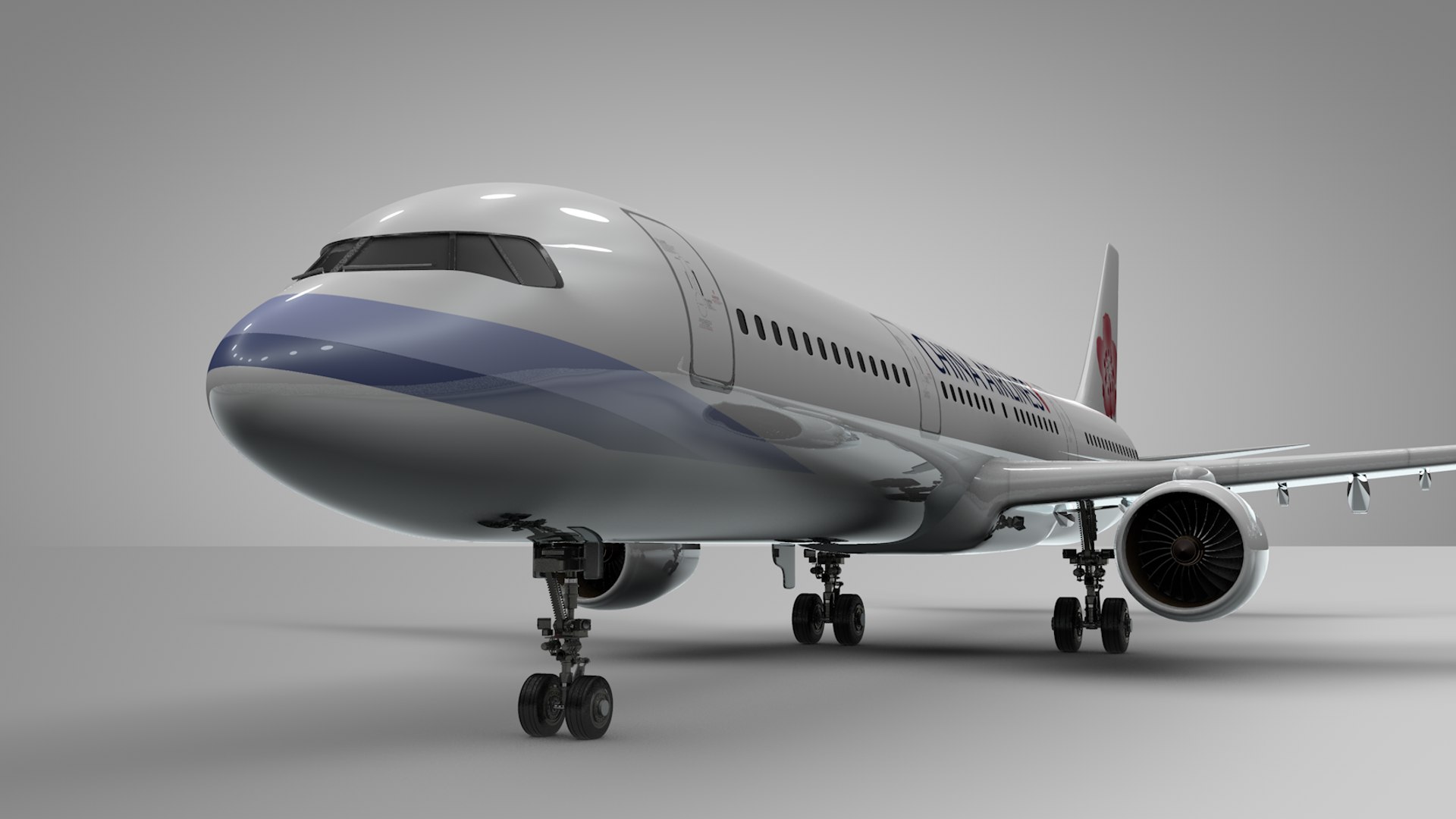 3D Airbus A321 Neo China - TurboSquid 1443143