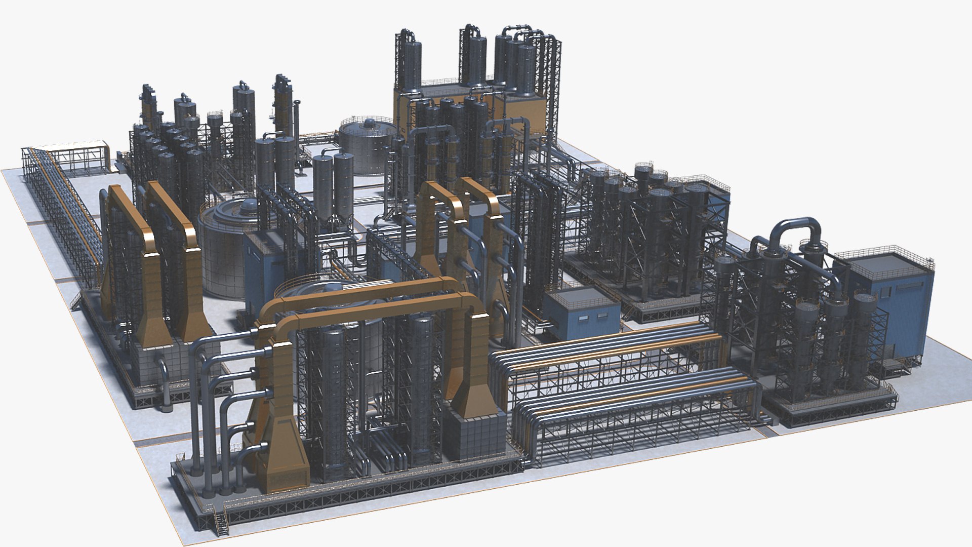 3D Model Industrial Area 43 - TurboSquid 2024092