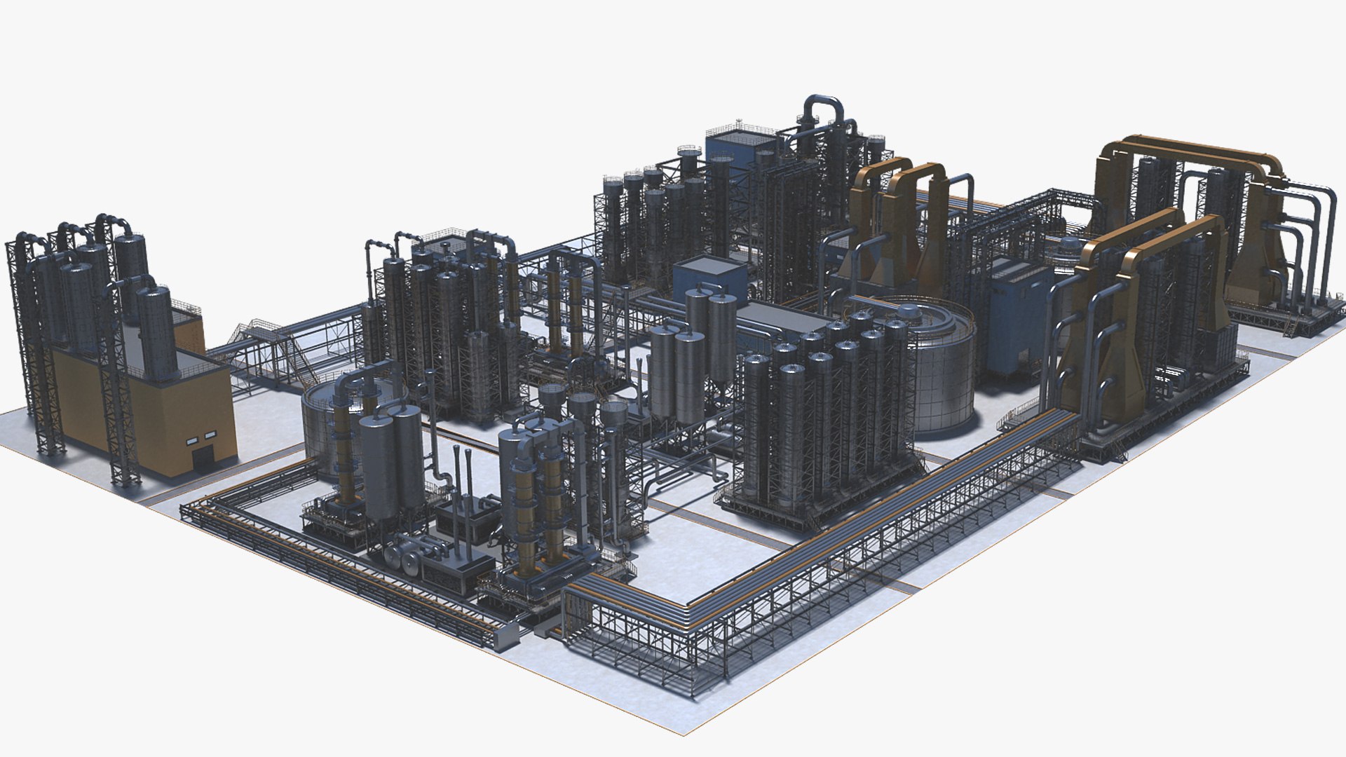 3D Model Industrial Area 43 - TurboSquid 2024092