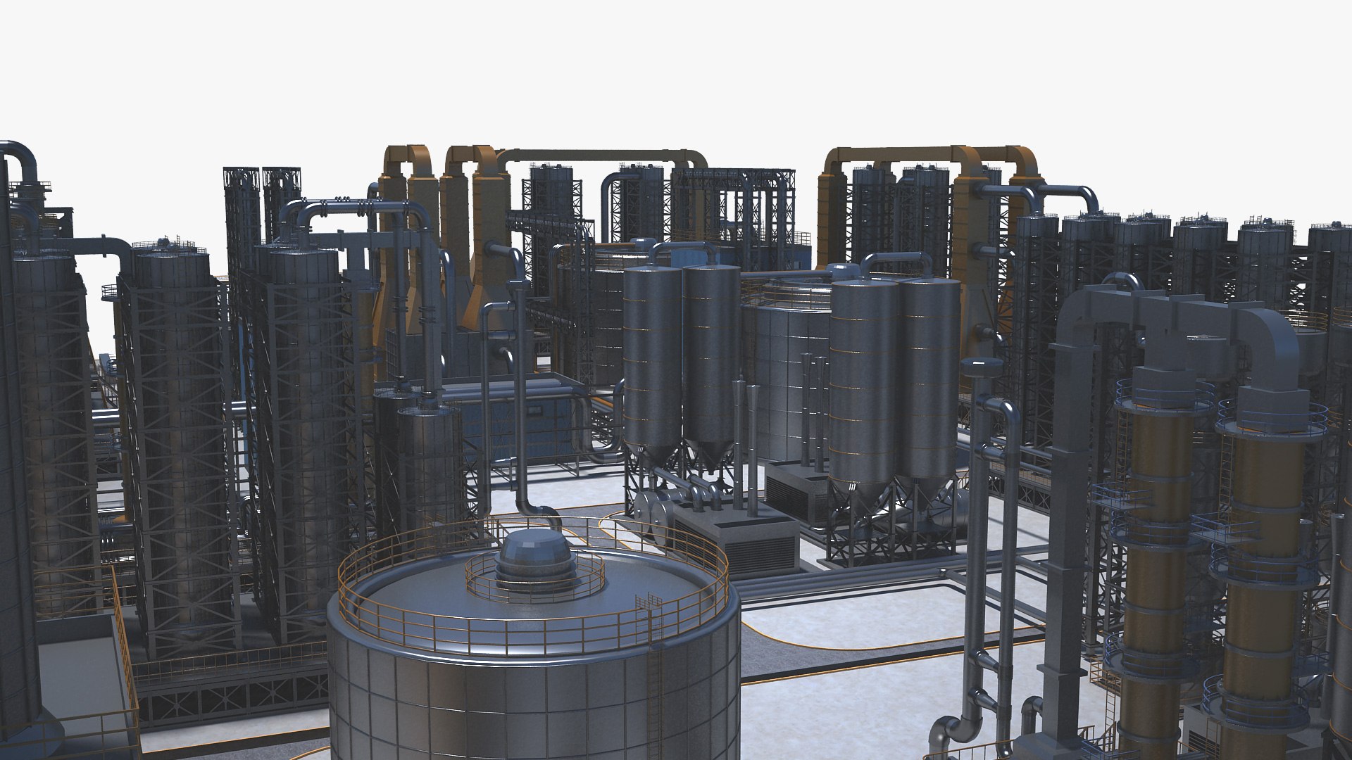3D Model Industrial Area 43 - TurboSquid 2024092