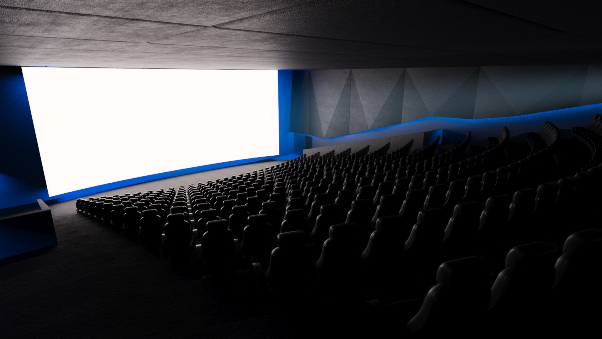 Modern High Tech Cinema Movie Theater Interior 3D Model - TurboSquid ...