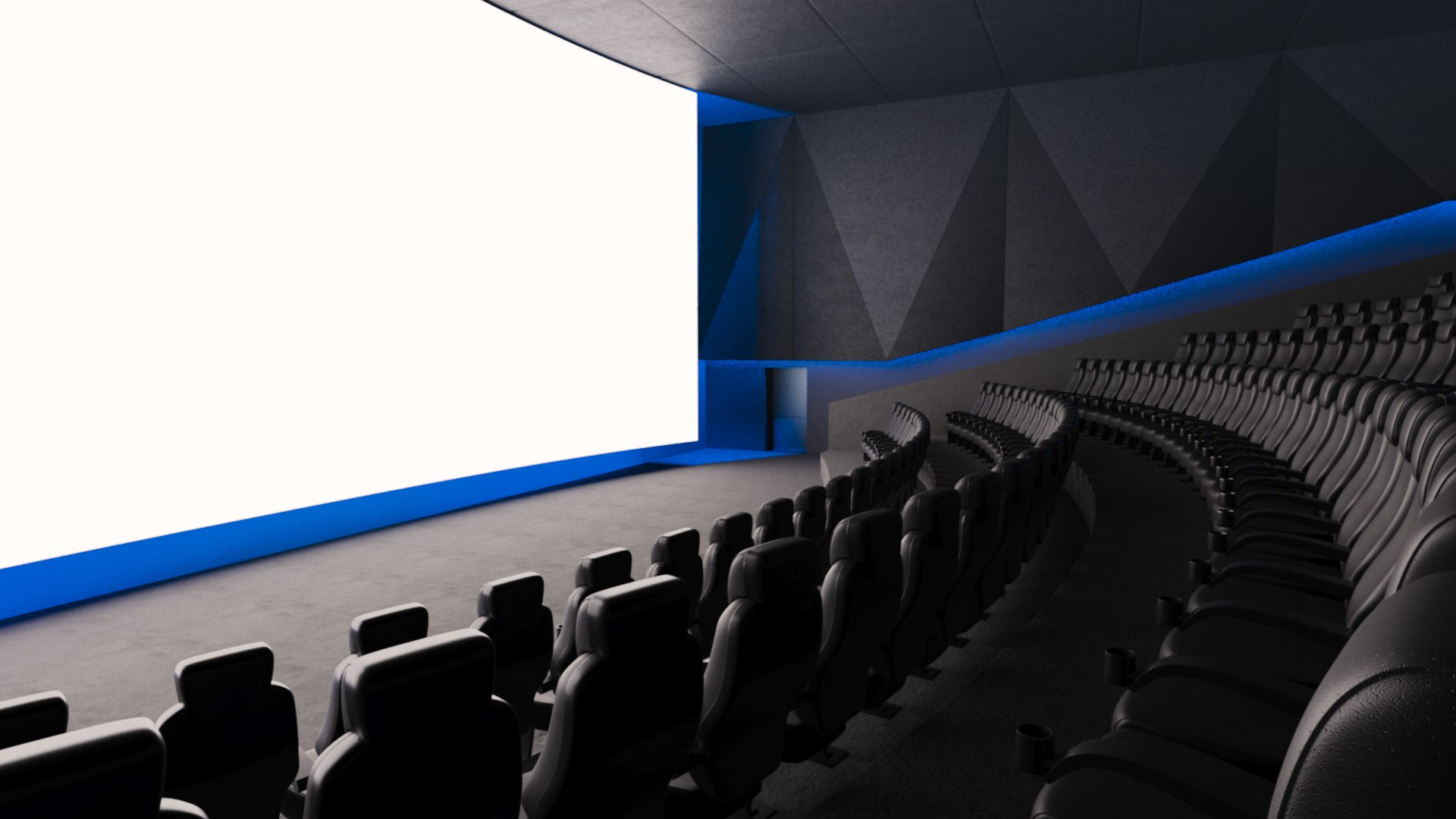 Modern High Tech Cinema Movie Theater Interior 3D Model - TurboSquid ...