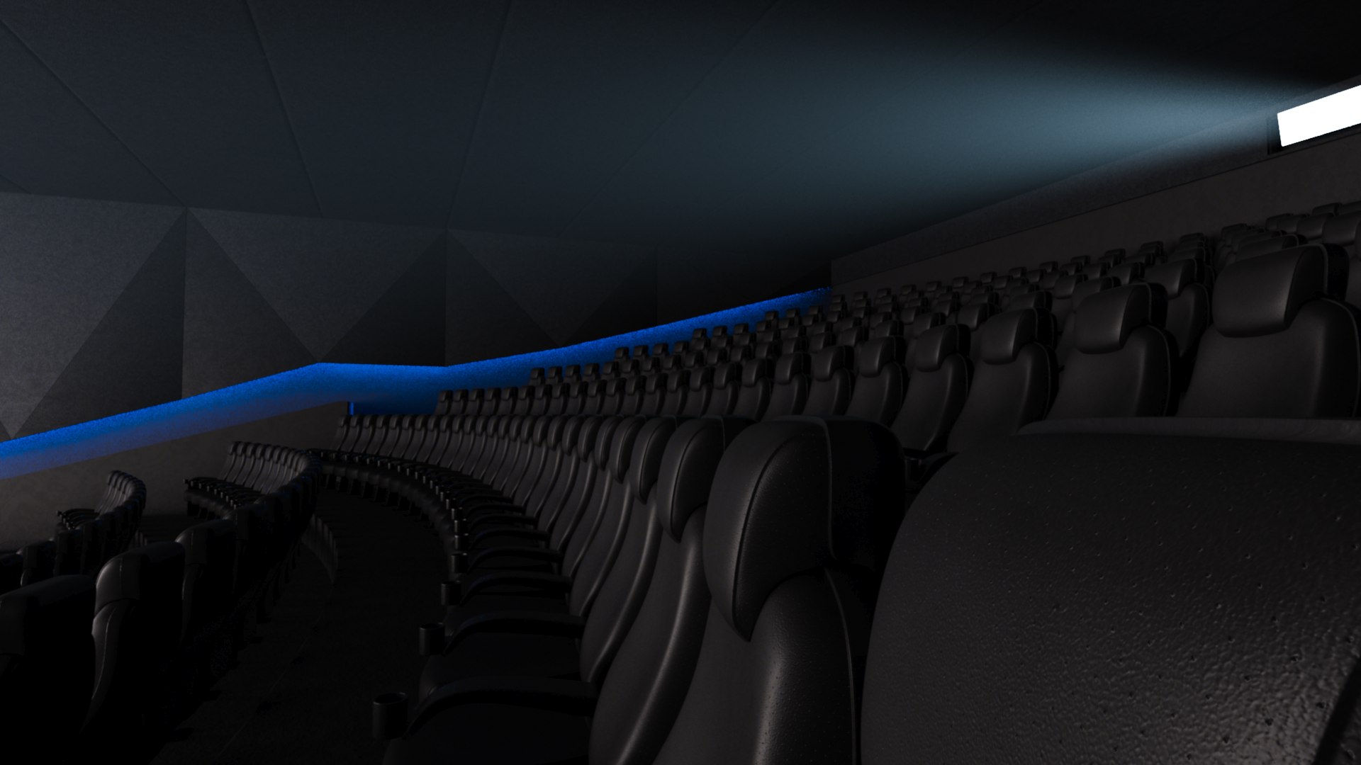 Modern High Tech Cinema Movie Theater Interior 3D Model - TurboSquid ...