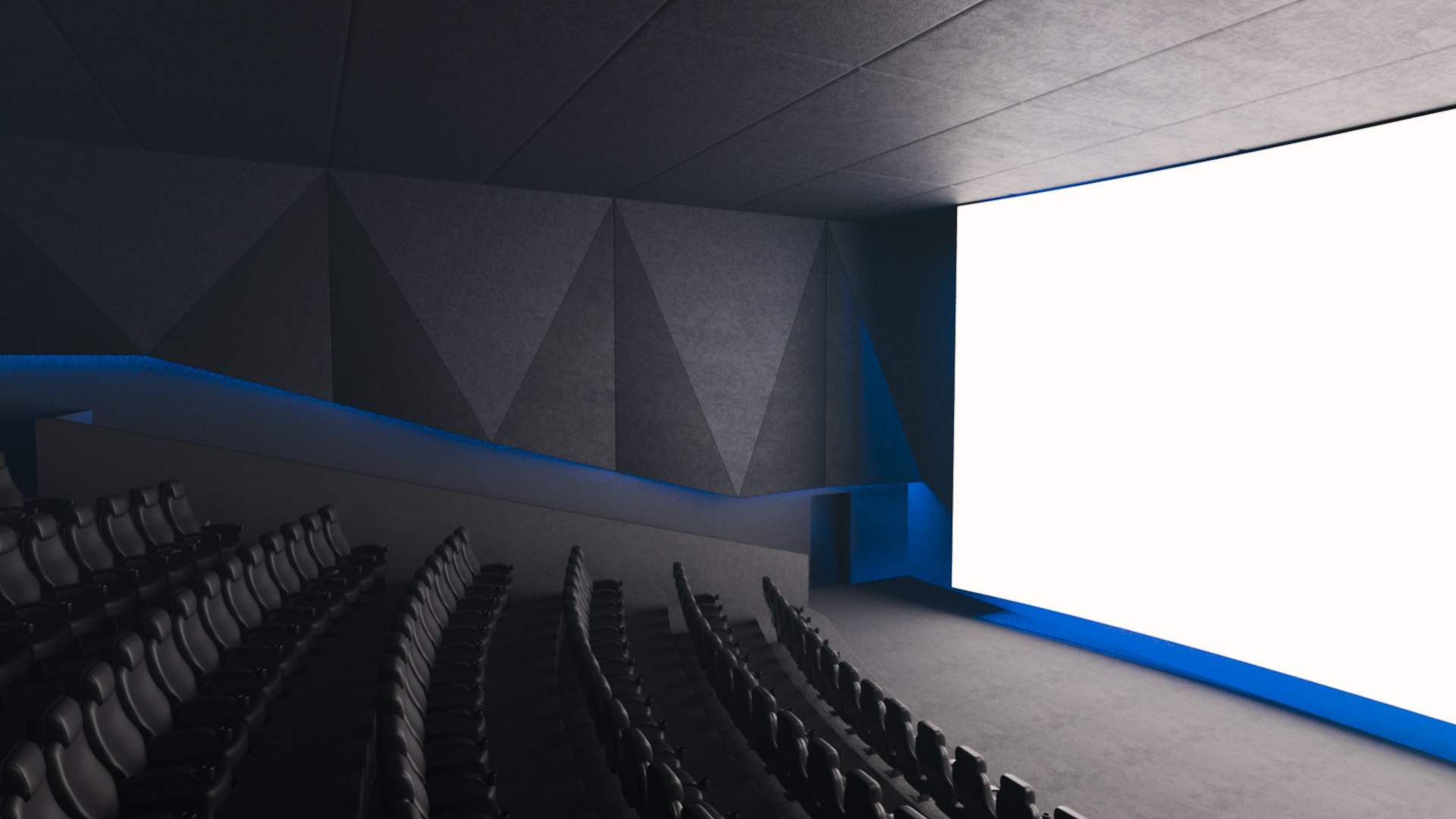 Modern High Tech Cinema Movie Theater Interior 3D Model - TurboSquid ...