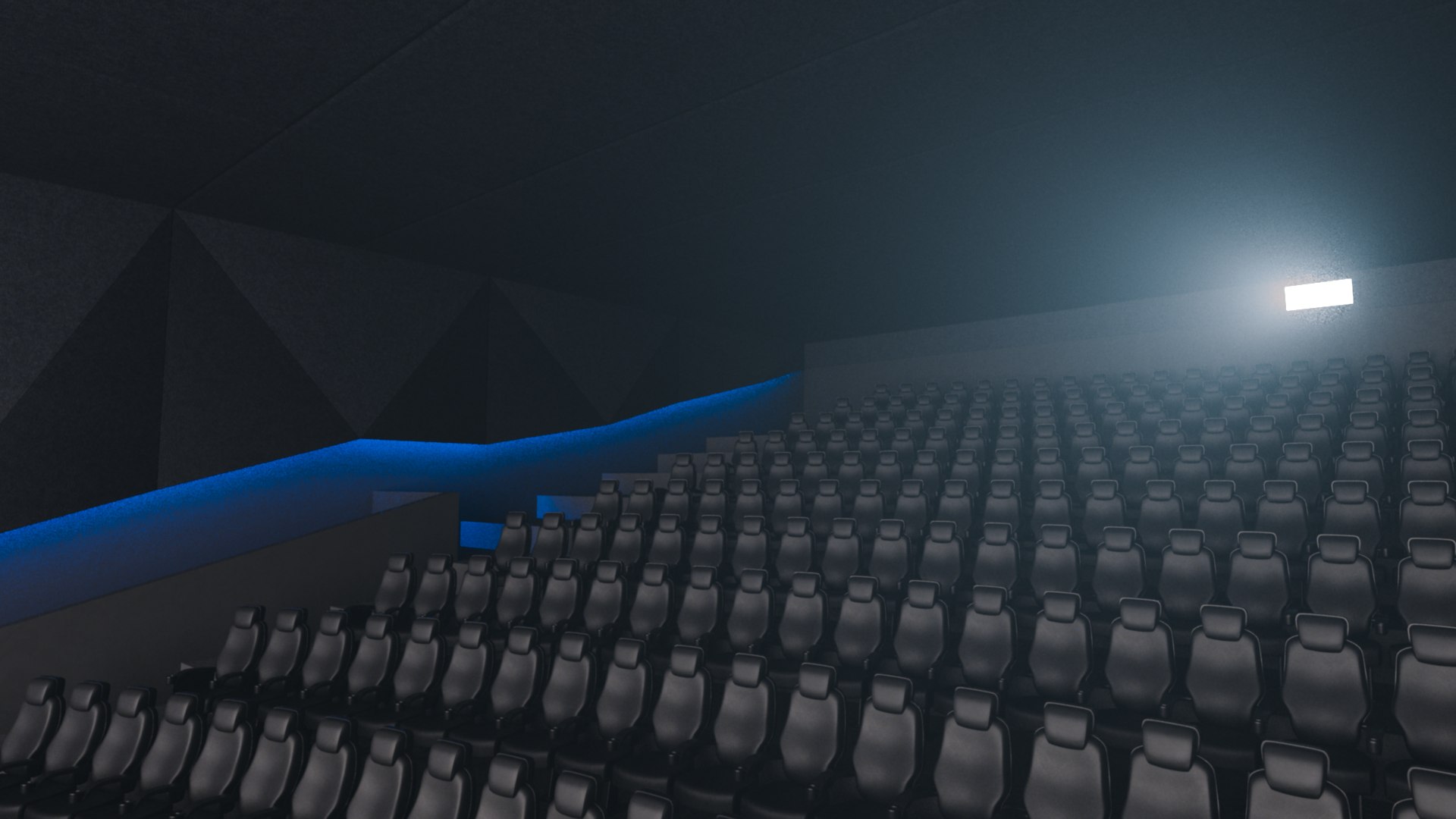 Modern High Tech Cinema Movie Theater Interior 3D Model - TurboSquid ...