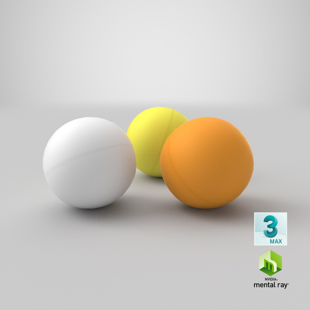 Ping Pong Ball Set 3D Model - TurboSquid 1934234