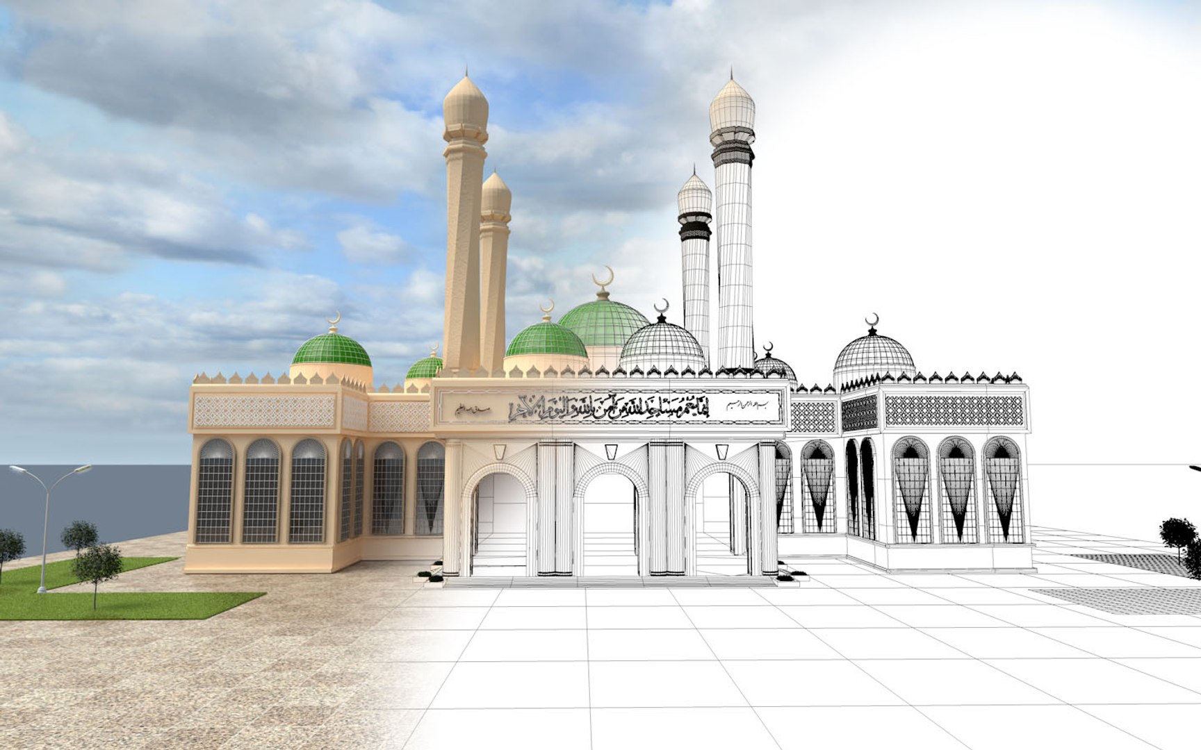 Mosque 3D model - TurboSquid 1264764