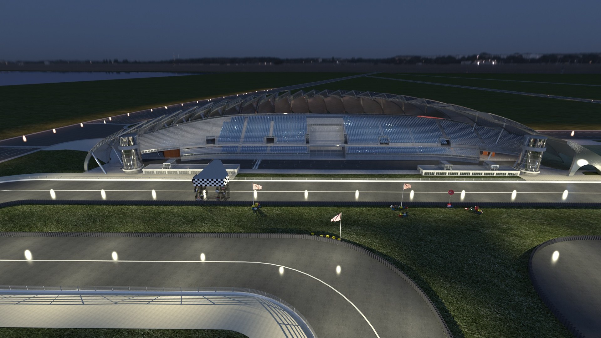 3D Race Track - TurboSquid 2123429