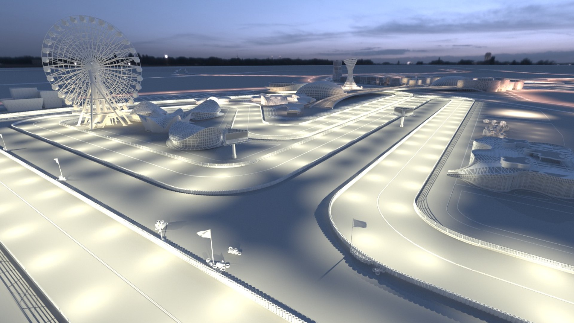 3D Race Track - TurboSquid 2123429