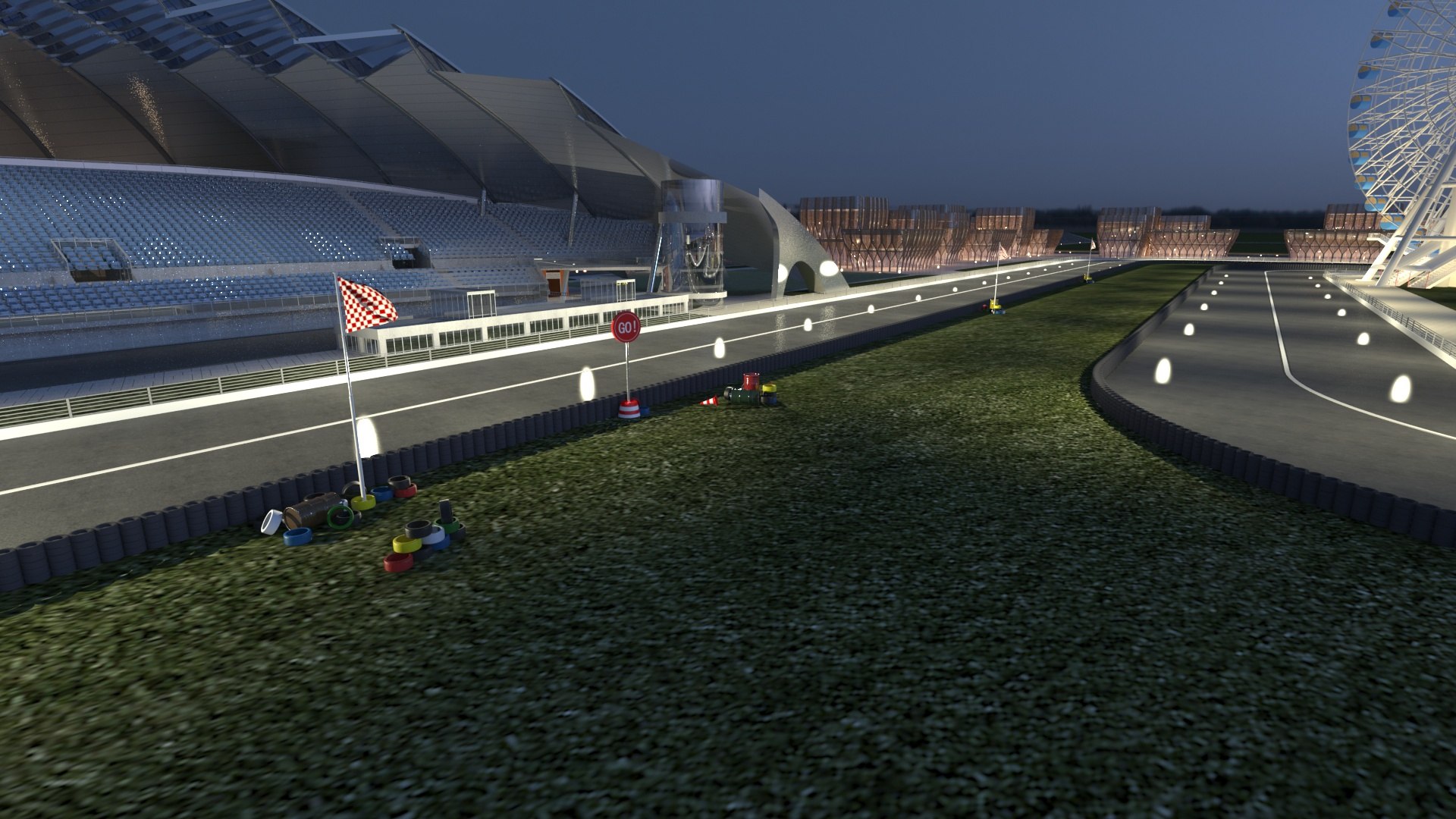 3D Race Track - TurboSquid 2123429