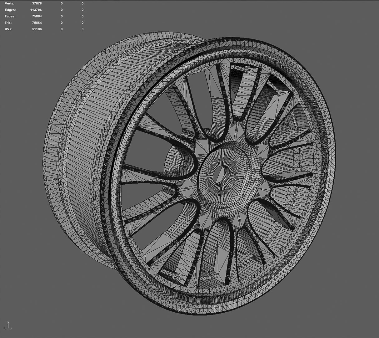 3D Precision Engineered Wheel Rim Model - TurboSquid 2245314