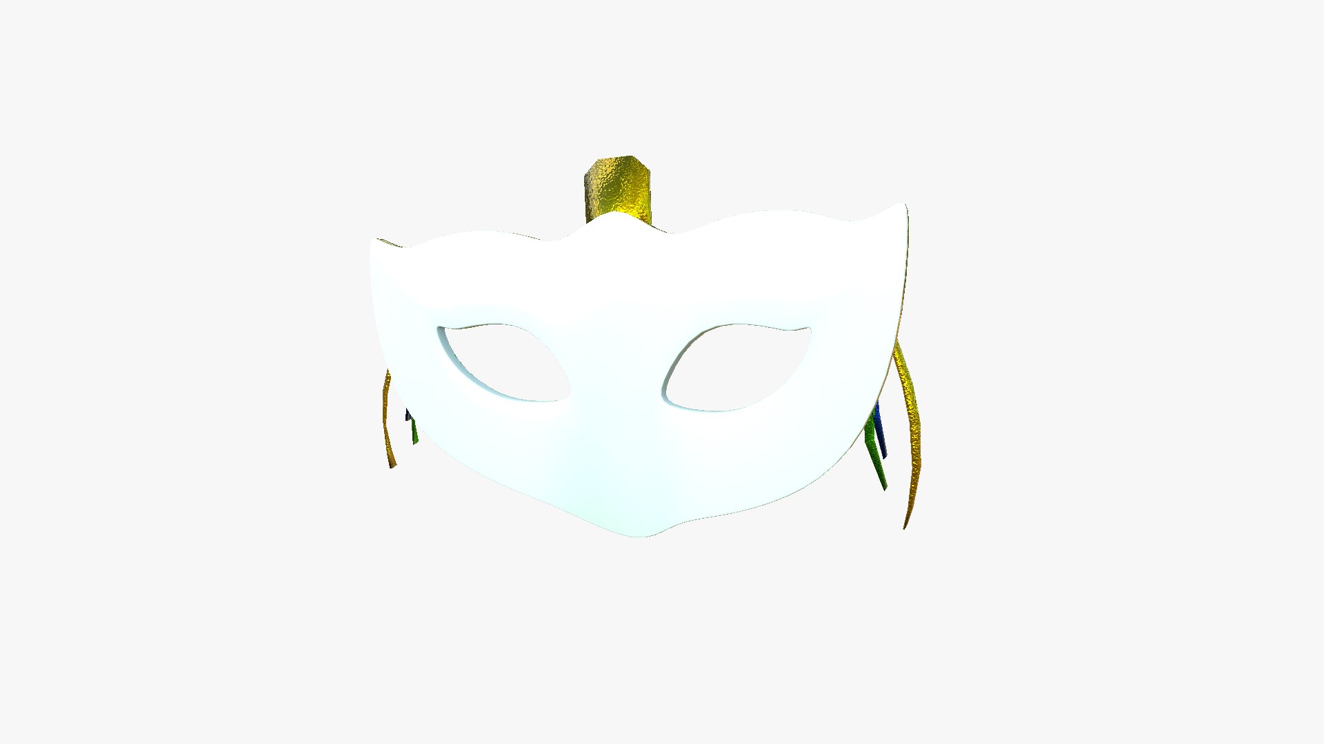 3D Carnival Mask E03 Brazilian - Costume Character Design model ...