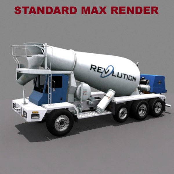 max discharge mixer truck