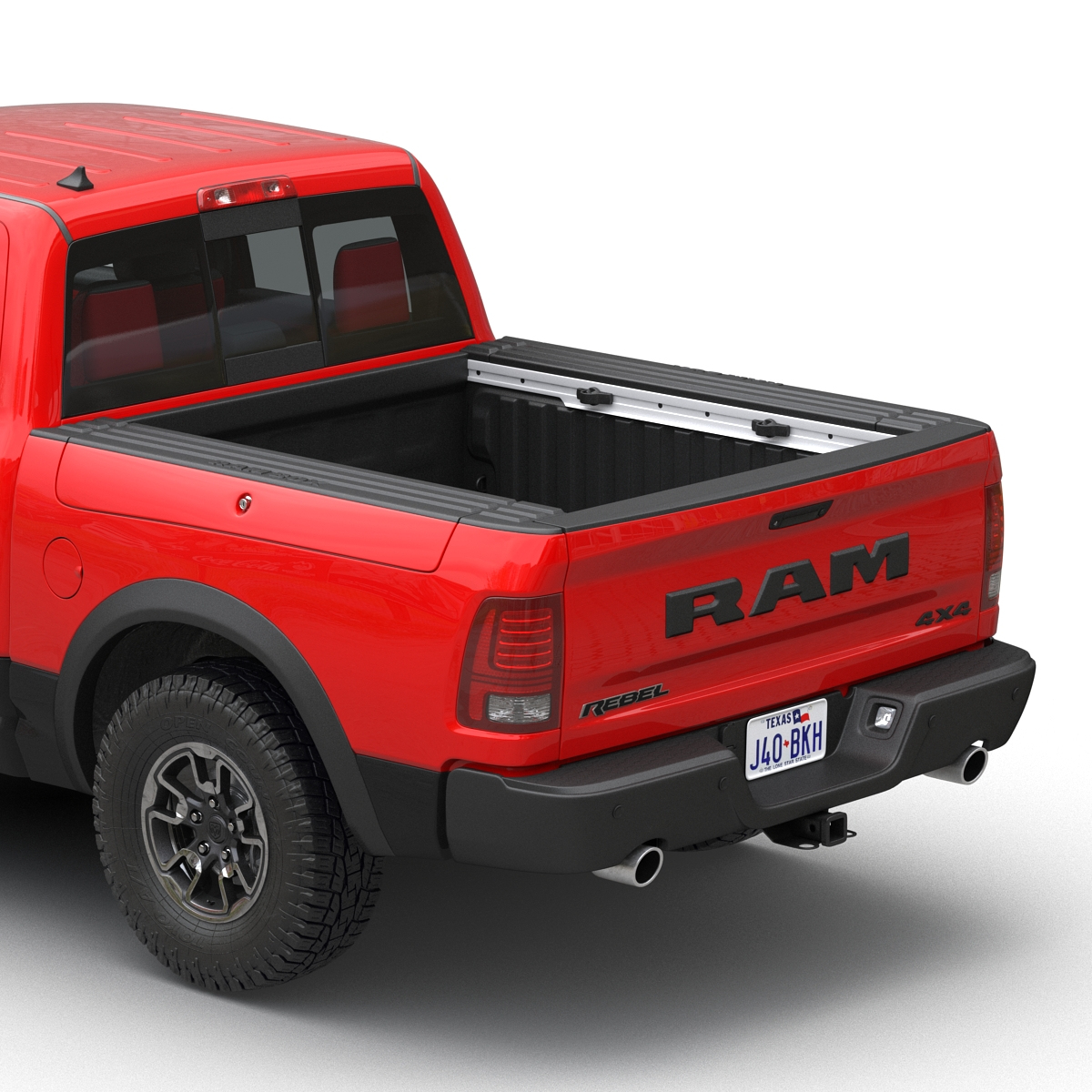 dodge ram rebel 2016 3d model