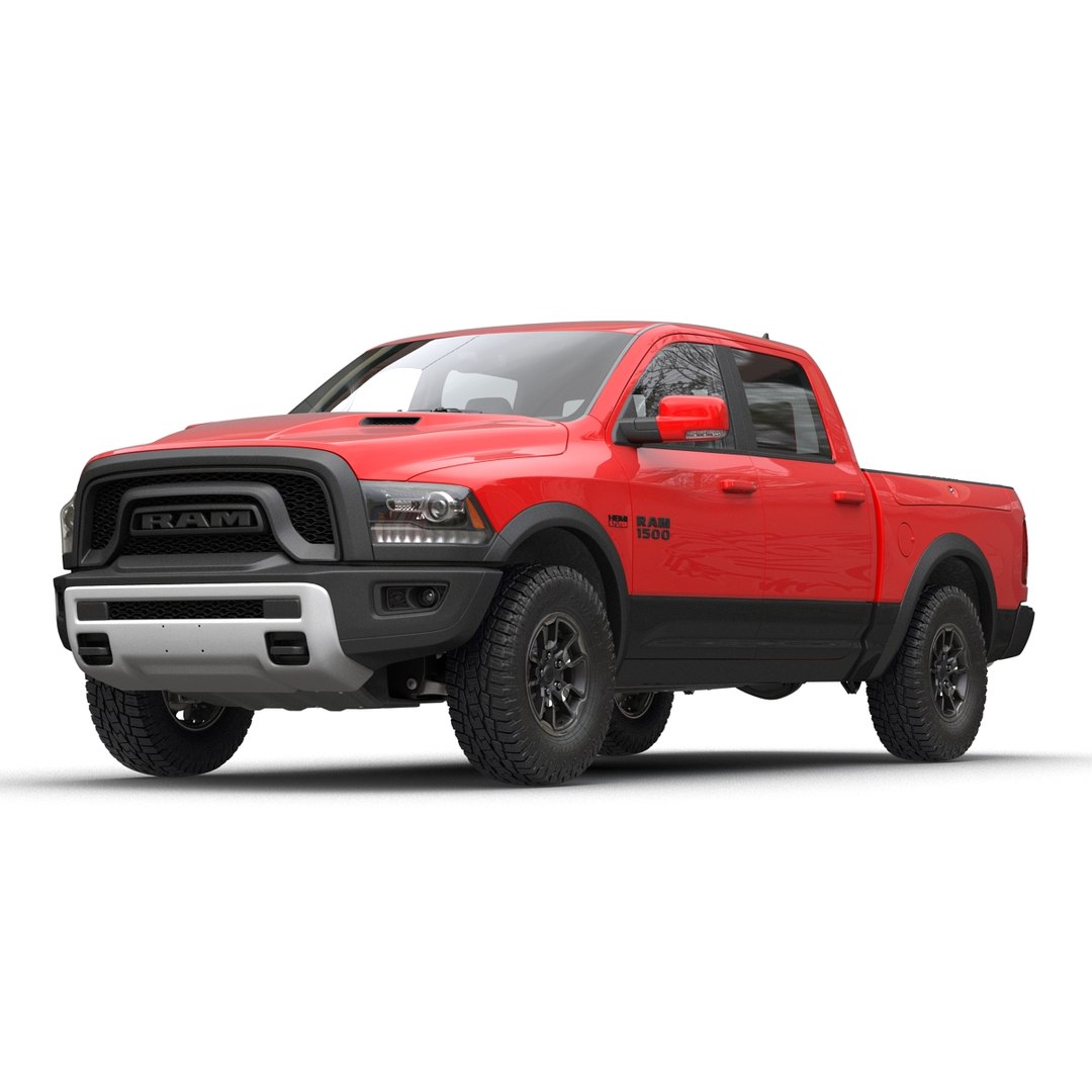 dodge ram rebel 2016 3d model