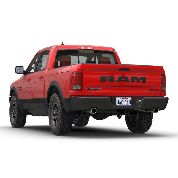 dodge ram rebel 2016 3d model