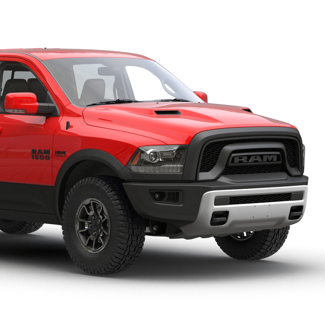 dodge ram rebel 2016 3d model