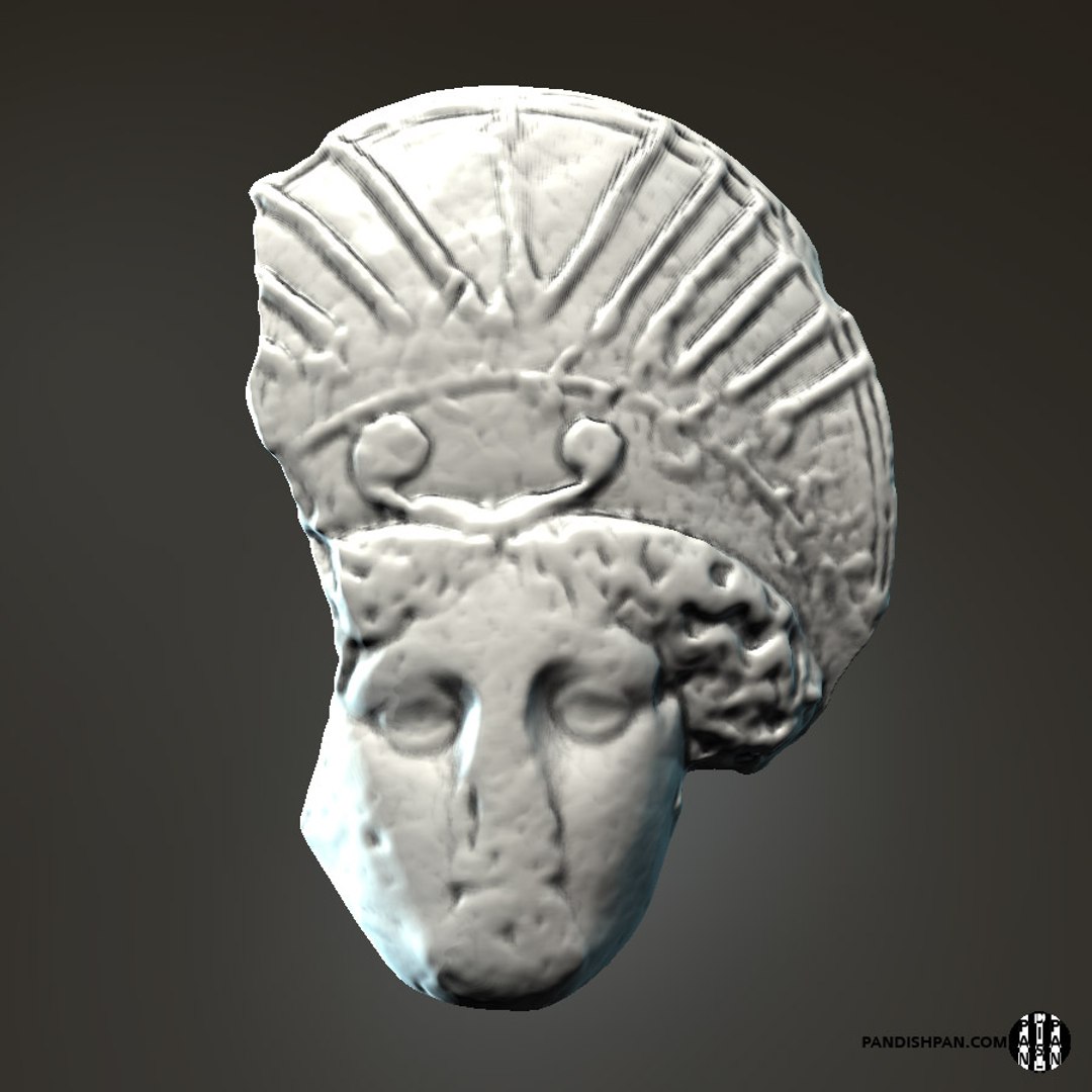 Free Scan Head 3d Model