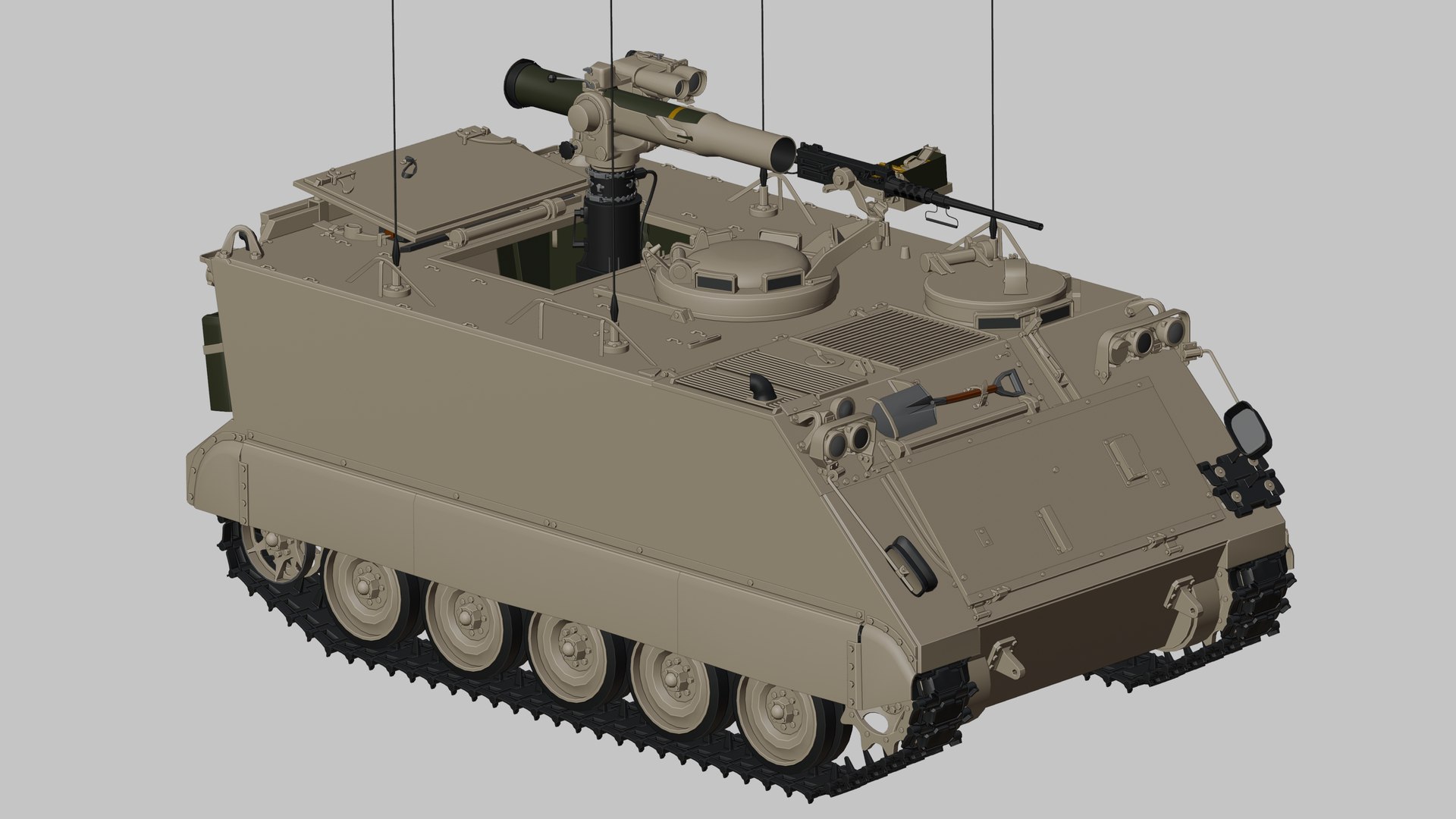 3D M113 American Armored Personnel Carrier TOW - TurboSquid 2332247