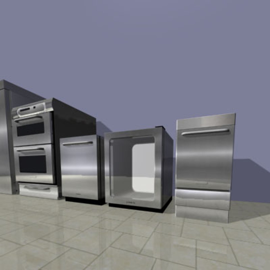 3d model appliance kitchen