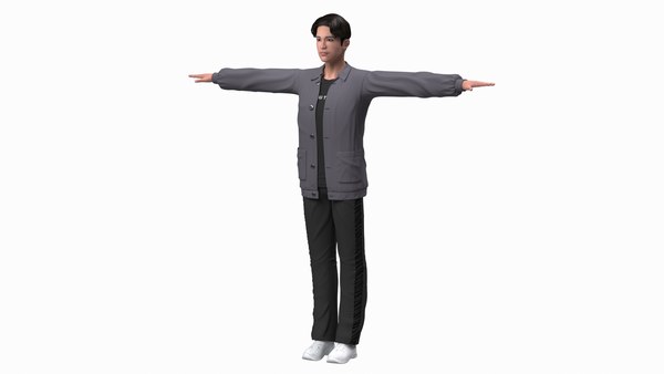 3D model Chinese Man Rigged for Cinema 4D - TurboSquid 1882898