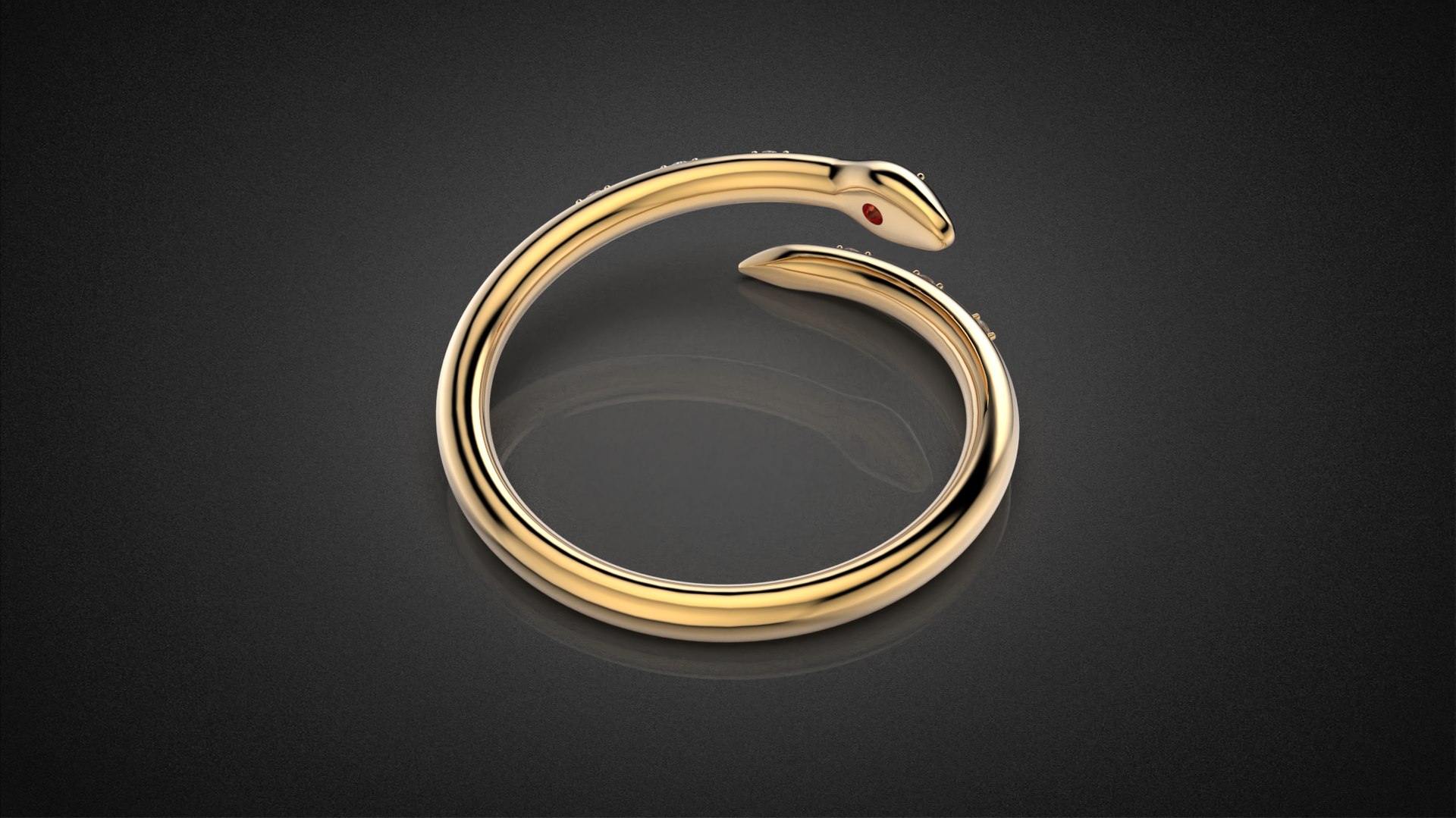Free 3D Jewelry Snake Ring All Sizes FREE 3D Print Model - TurboSquid ...