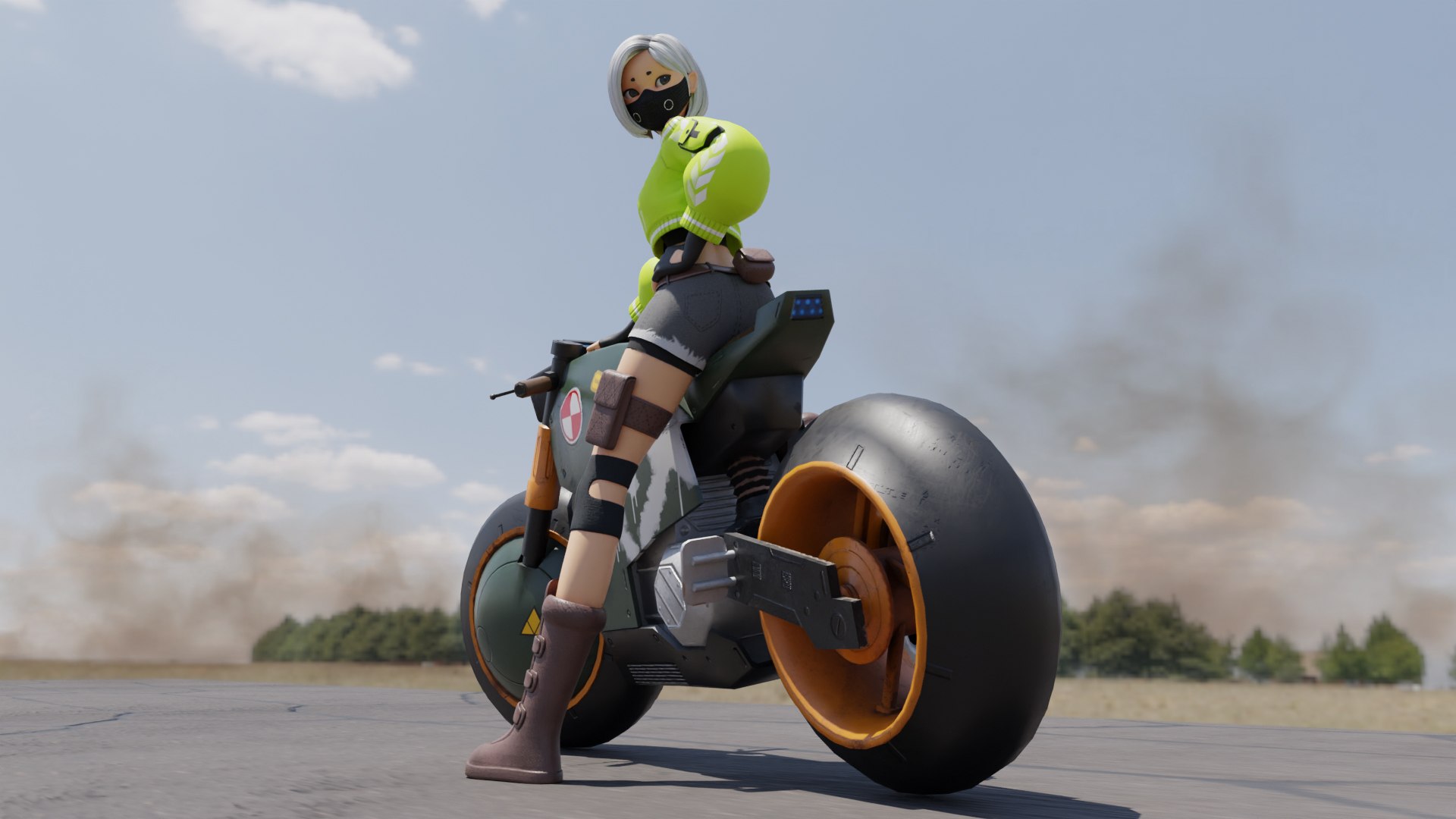 3D Arris - Retrofuturistic Character model - TurboSquid 1953494