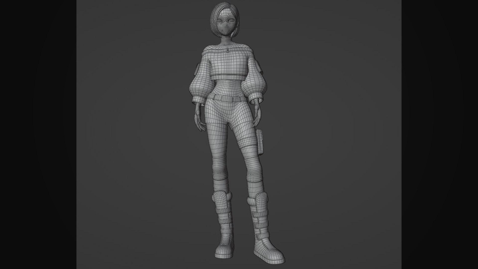 3D Arris - Retrofuturistic Character model - TurboSquid 1953494