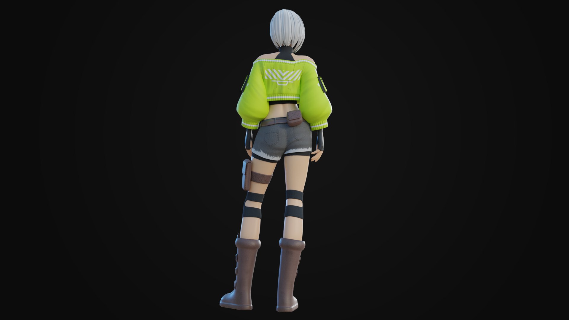 3D Arris - Retrofuturistic Character model - TurboSquid 1953494