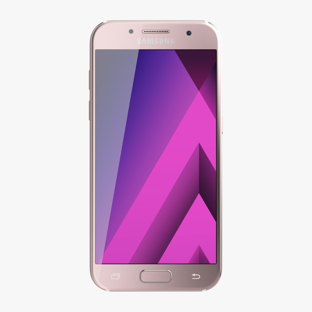 3d Model Realistic Samsung Galaxy A3