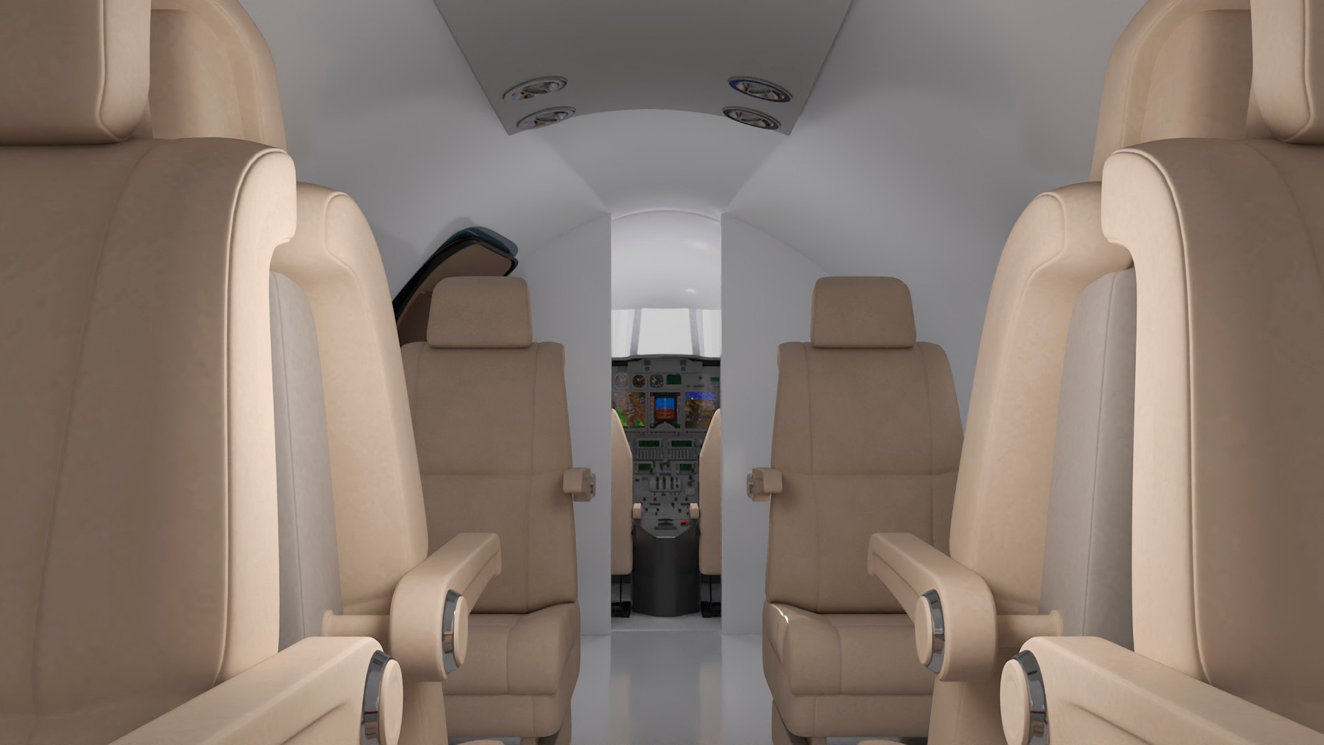 Dassault Falcon 2000 Business Jet Grey 3D Model - TurboSquid 2385577