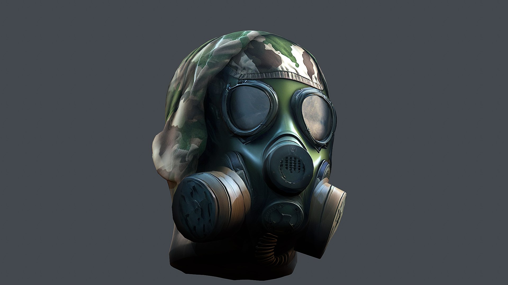 Gas Mask Protection Plastic Black 3D - TurboSquid 2024366