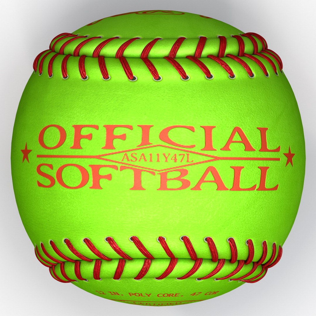 3ds Max Softball Ball