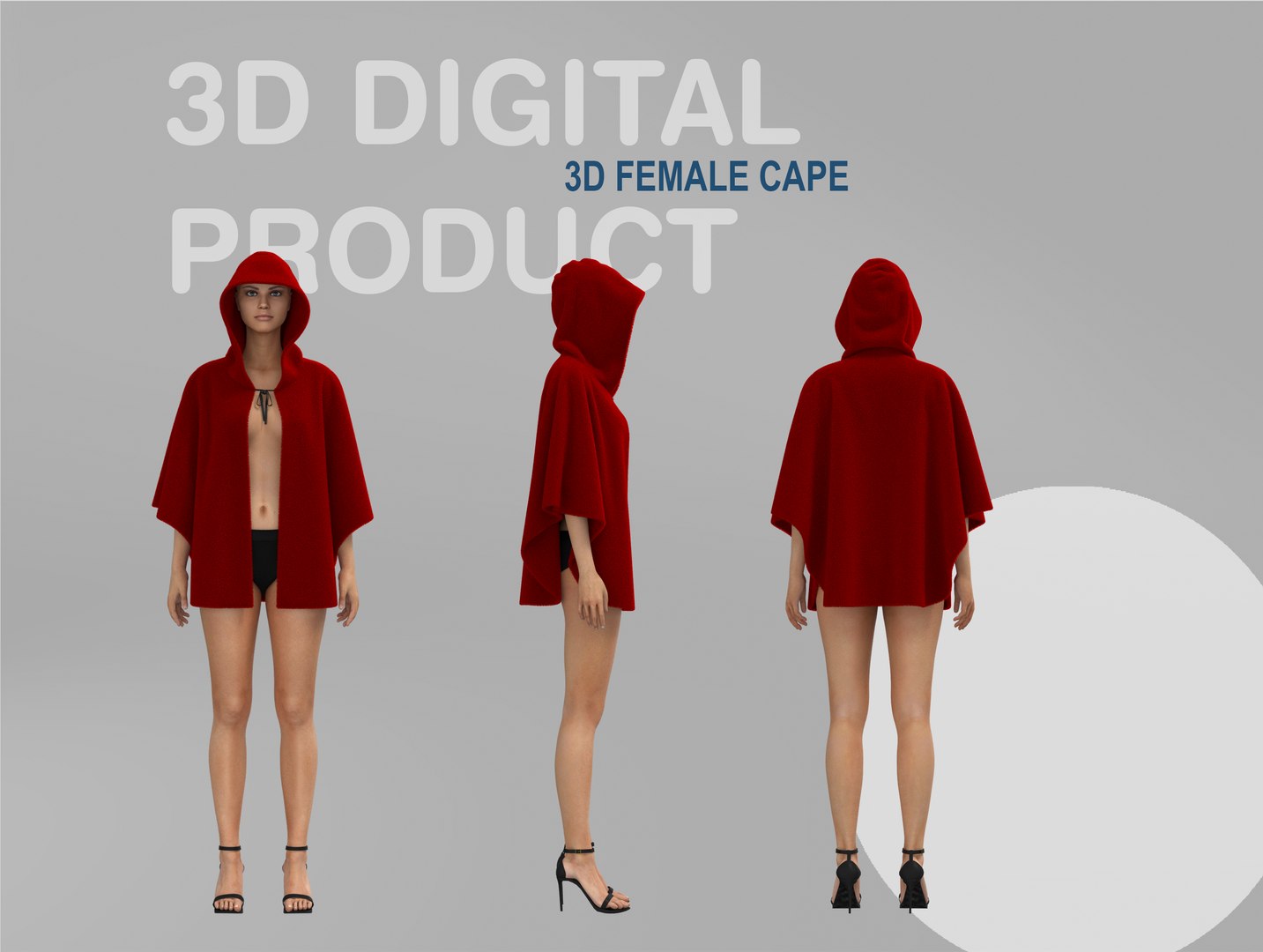 3D CAPE Model - TurboSquid 2289999